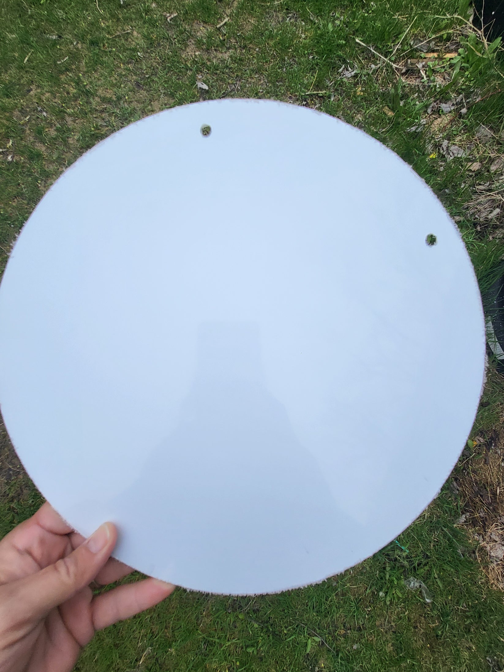 Aluminum Rounds - 12" sublimation sign WITH holes – Sublimation Blanks ...